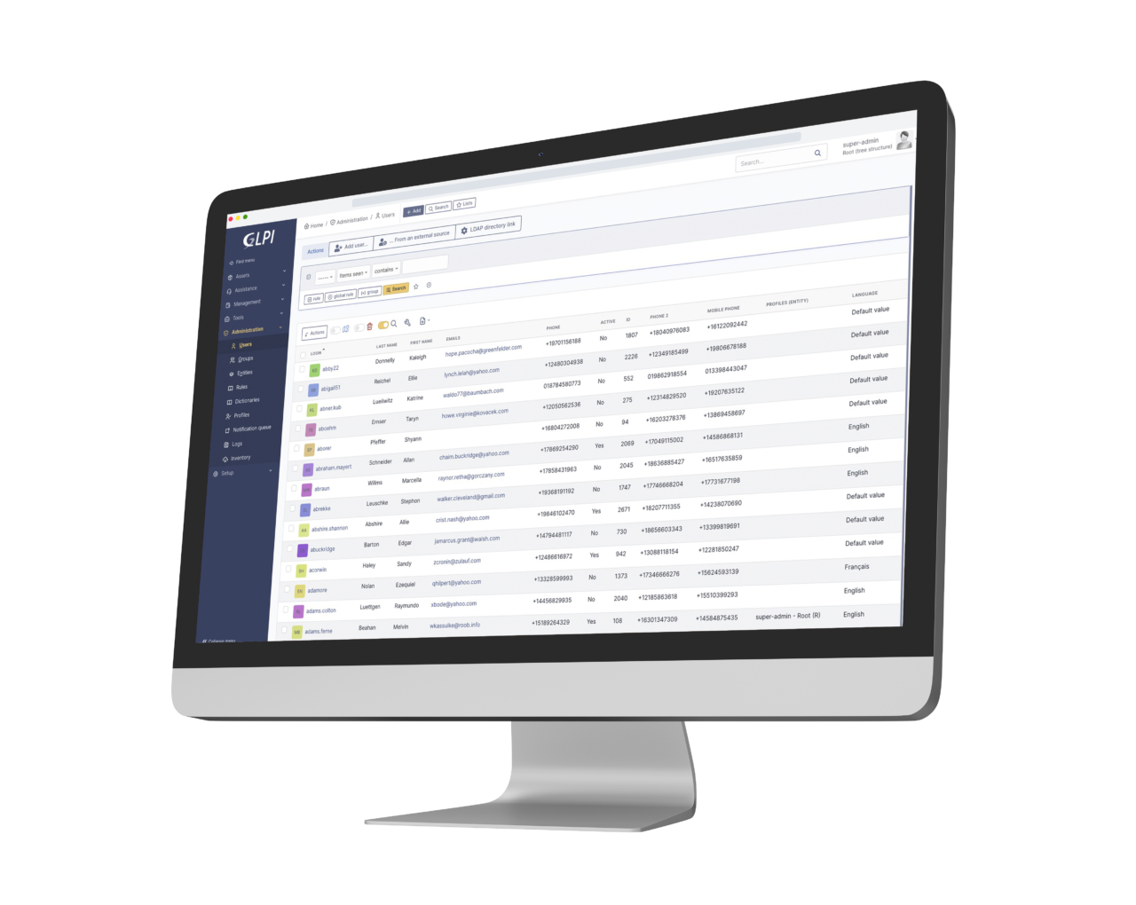 Logiciel GLPI - Teclib'